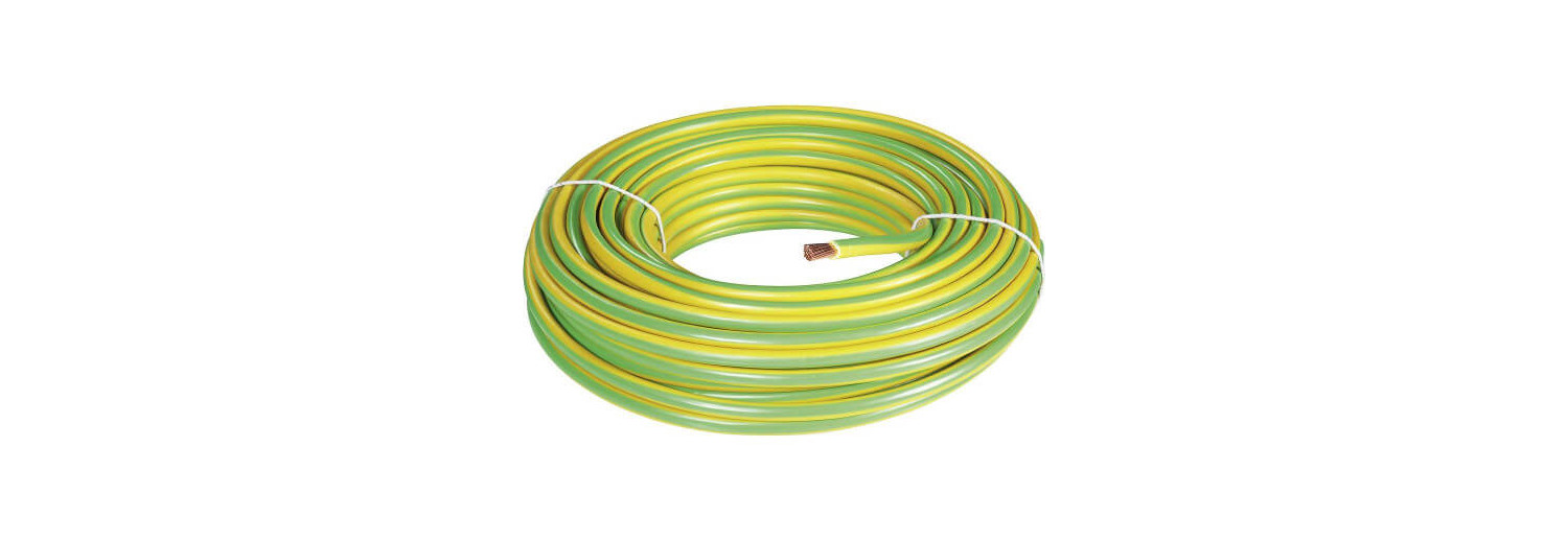 Aardingskabel 100m geel/groen 6mm²
